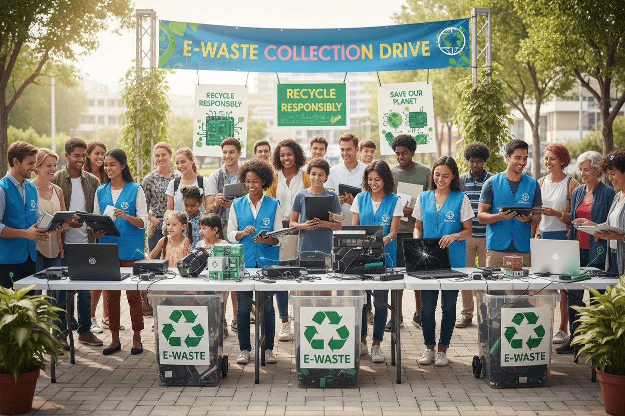 Responsible recycling movement | E-Waste Collection Drives – Fonezone.ae