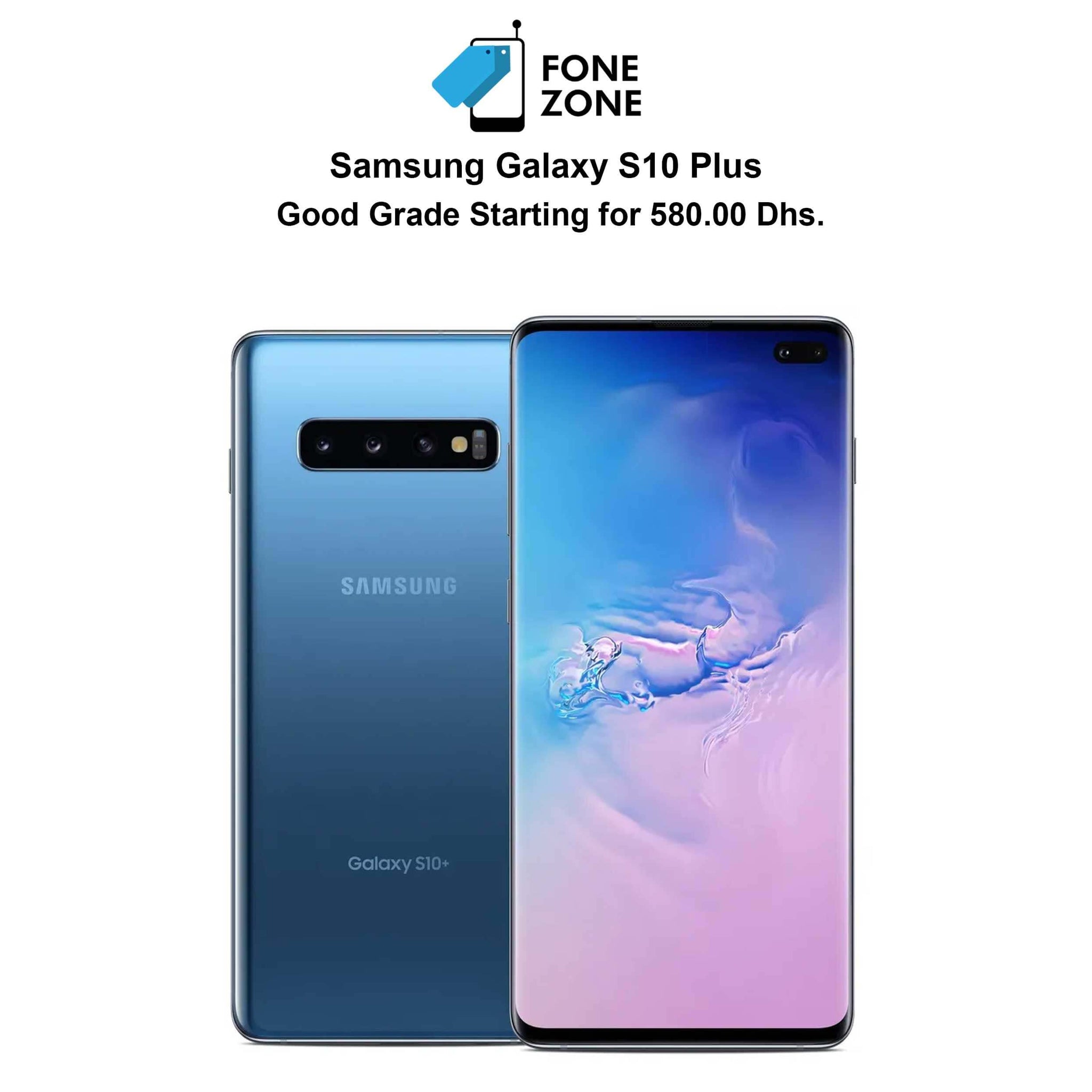 Samsung Galaxy S10 Plus Prism Blue 128GB Single Sim – Fonezone.ae