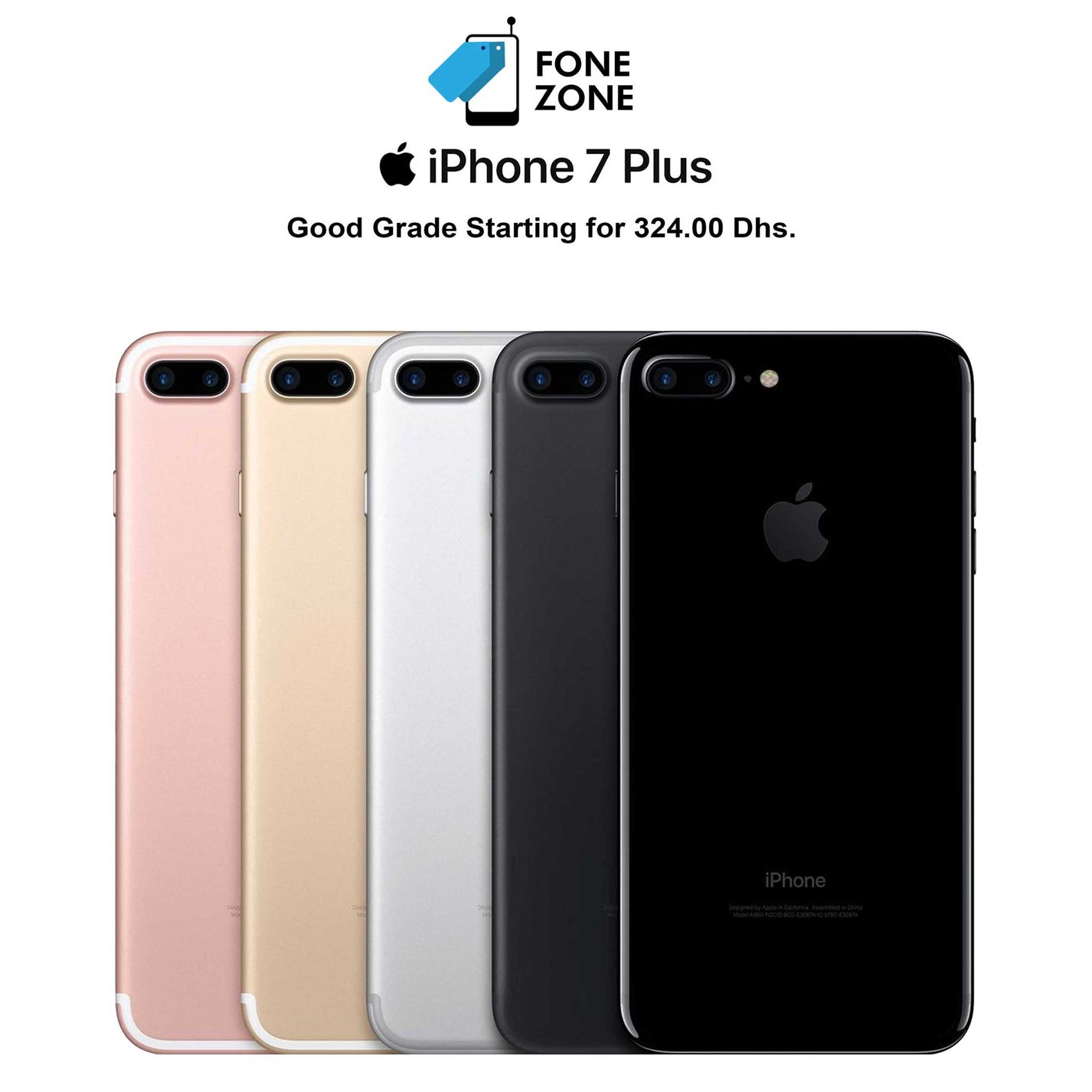Apple iPhone 7 Plus 128GB Without Finger print – Fonezone.ae