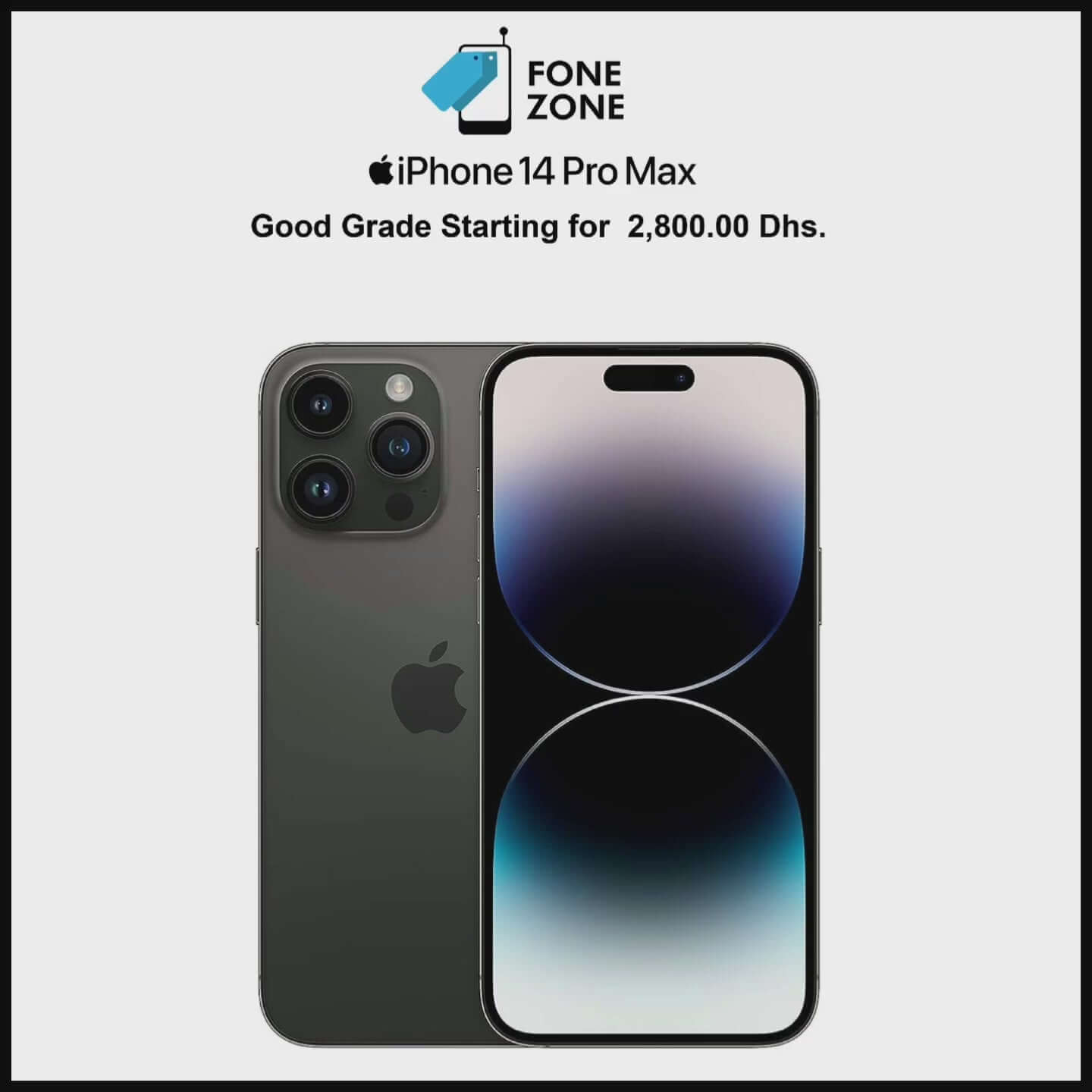 Refurbished iPhone 14 Pro Max Price in Dubai | Fonezone UAE